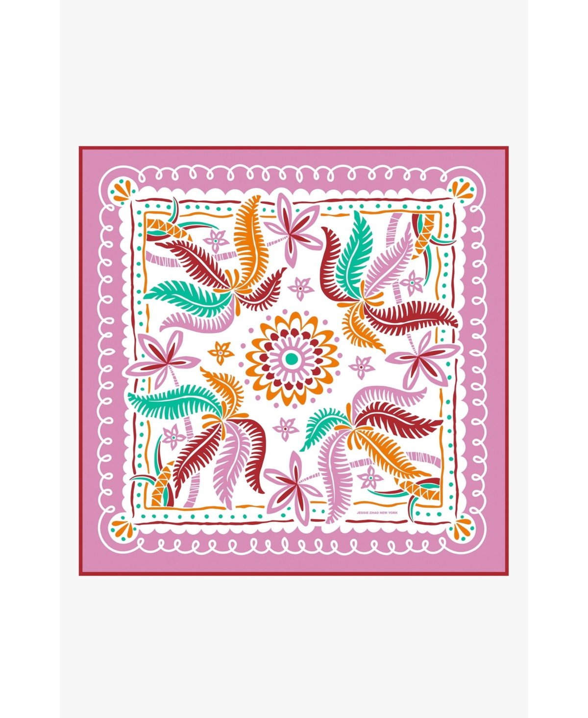 Click here for Jessie Zhao New York Dancing Palms Double Sided Si... prices