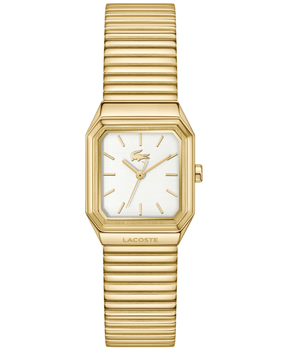 Click here for Lacoste Womens Rene Gold Tone Stainless Steel Mesh... prices