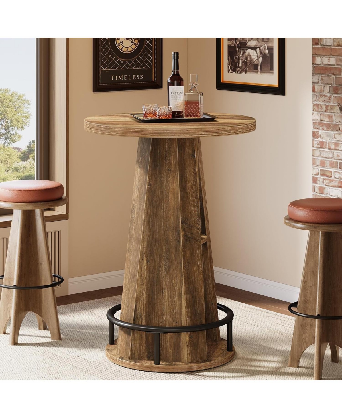 Click here for Tribesigns Round Bar Table  39.4" H High Top... prices