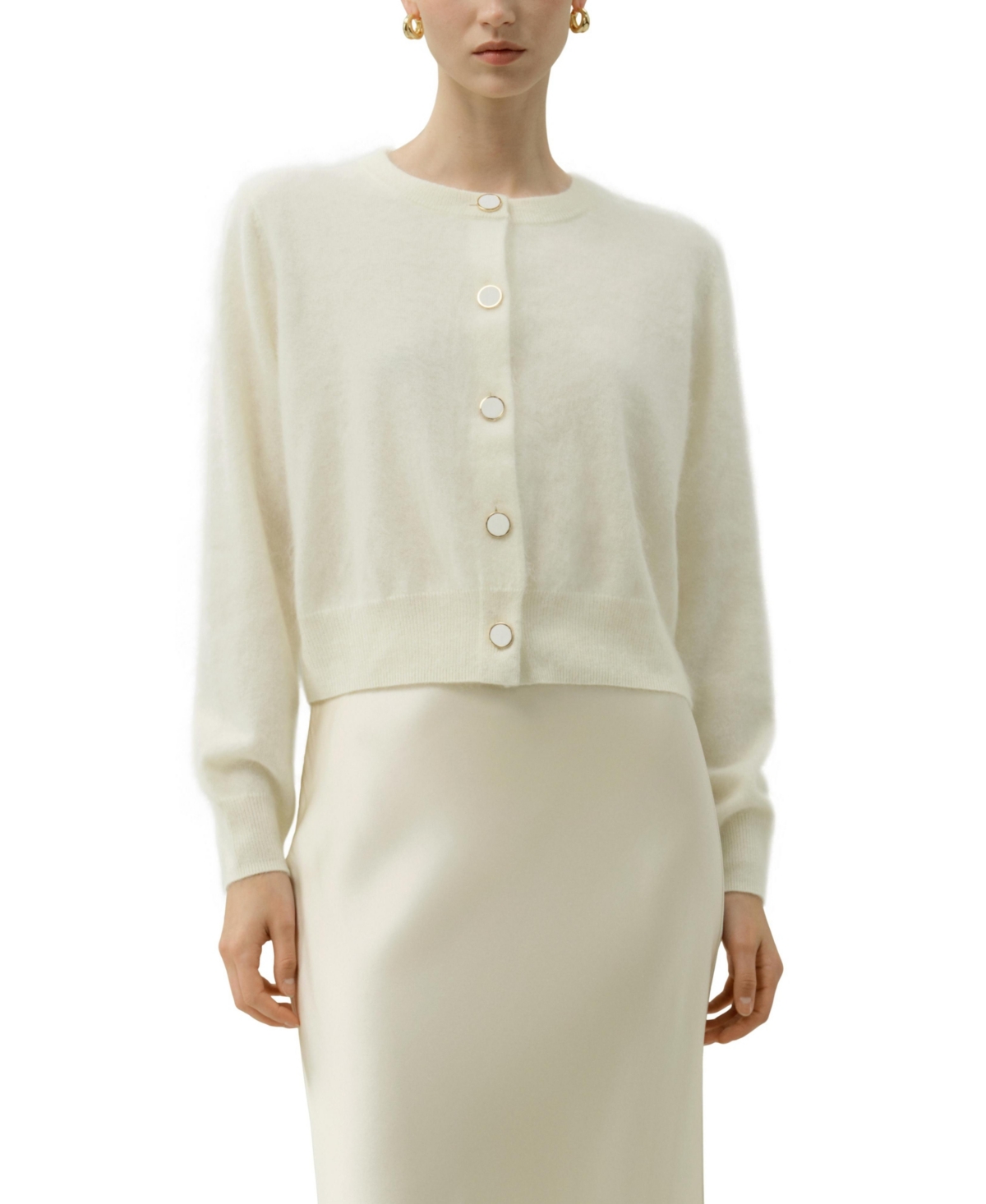 Click here for Lilysilk Womens Ultra-Soft Brushed Cashmere Cardig... prices