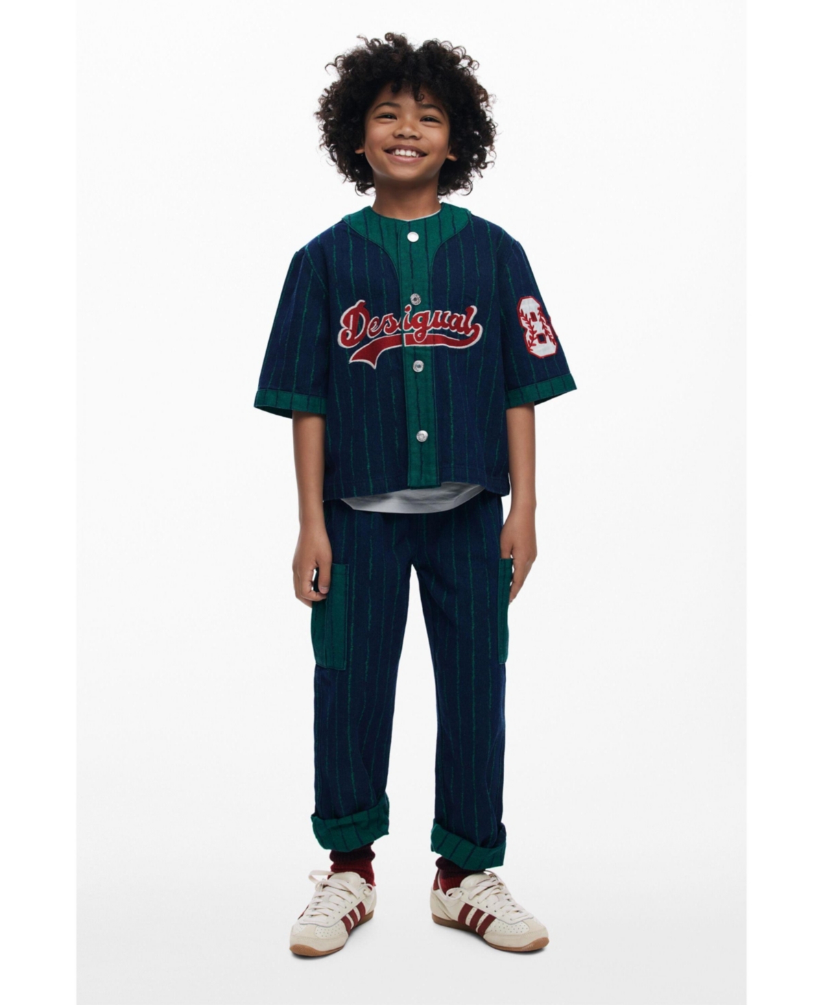 Click here for Desigual Boys Boyss Striped jeans - Medium blue prices