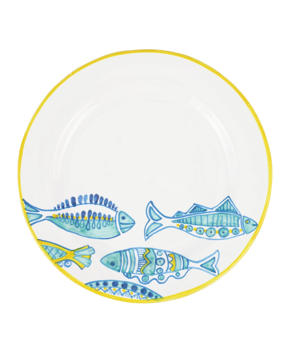 Click here for Vietri Elbas Fish Dinner Plate - Open Misce prices