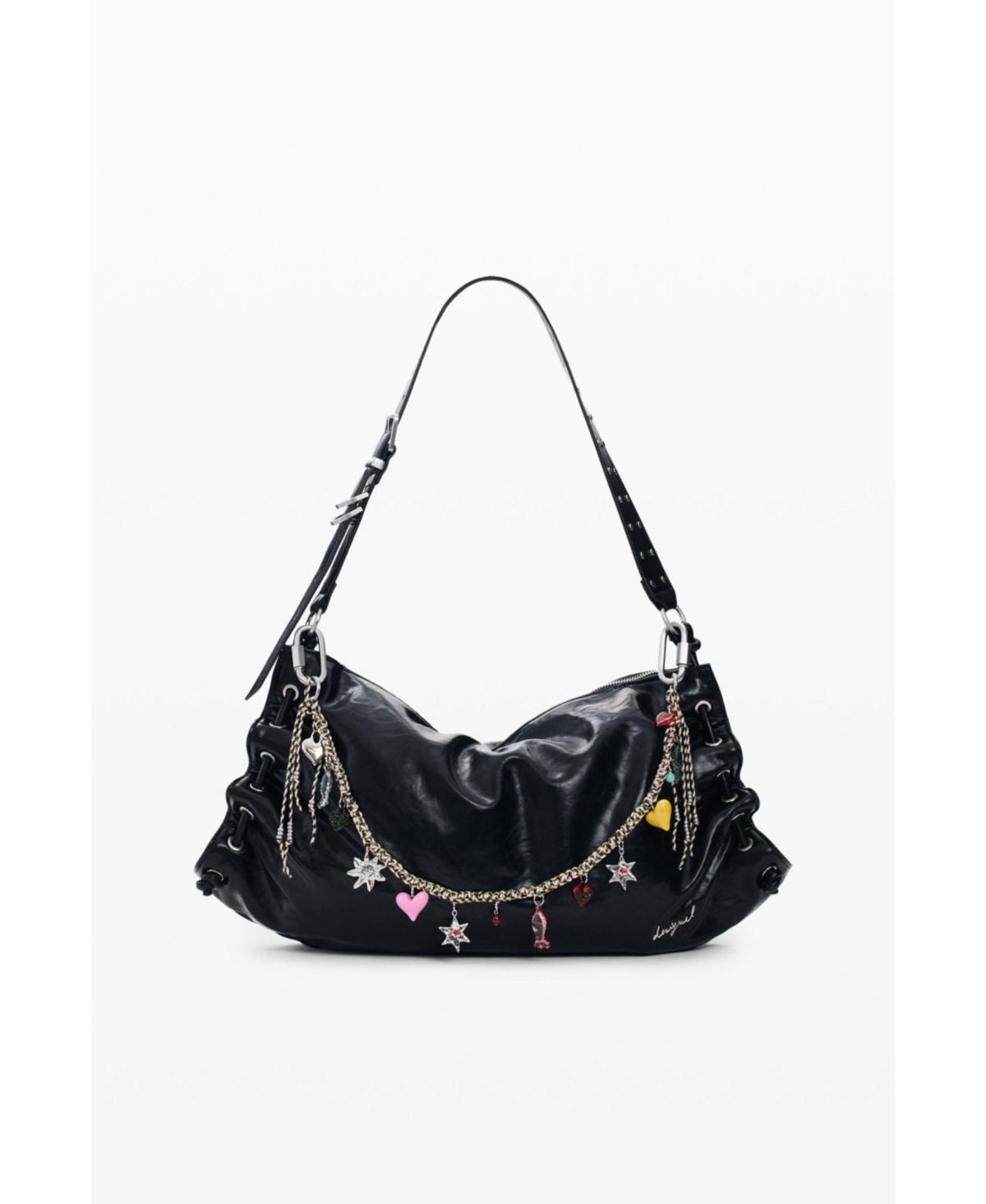 Click here for Desigual Womens Crossbody Bag - Black prices