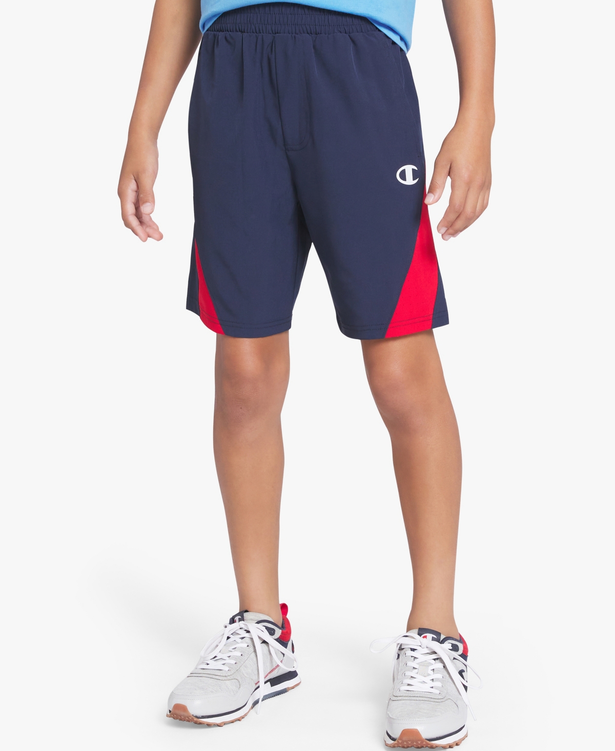 Click here for Champion Boys 8-20 Pull-On Shorts - Navy prices