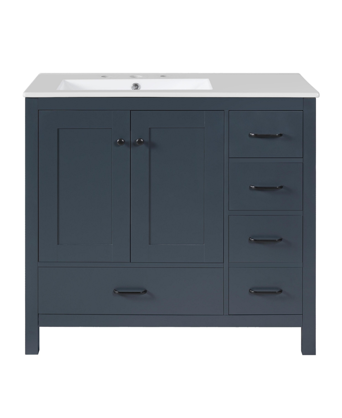 Click here for Cesicia 36 in. Bathroom Vanity with Ceramic Sink C... prices