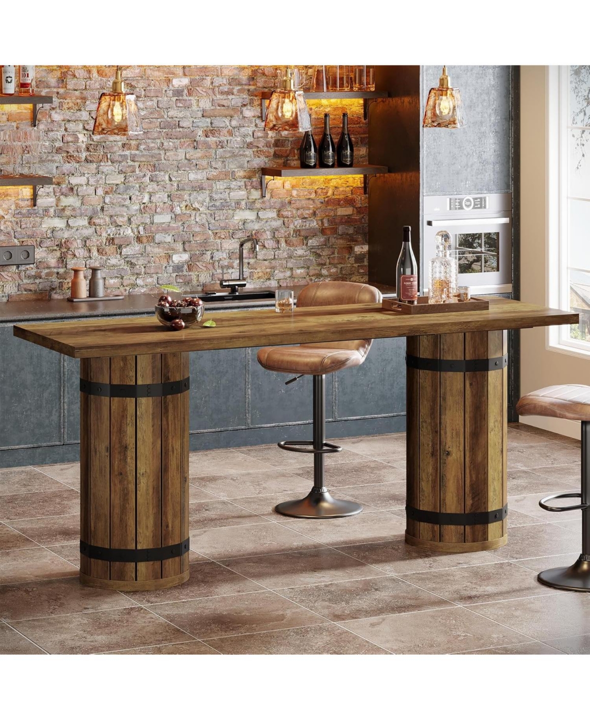 Click here for Tribesigns 70.9-Inch Long Bar Table  Counter Heigh... prices