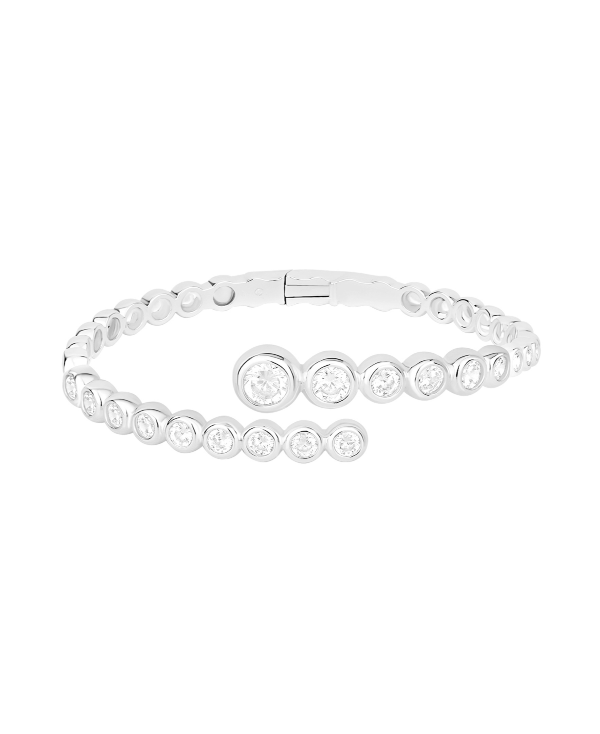 Click here for And Now This Cubic Zirconia Bangle Bracelet - Fine... prices