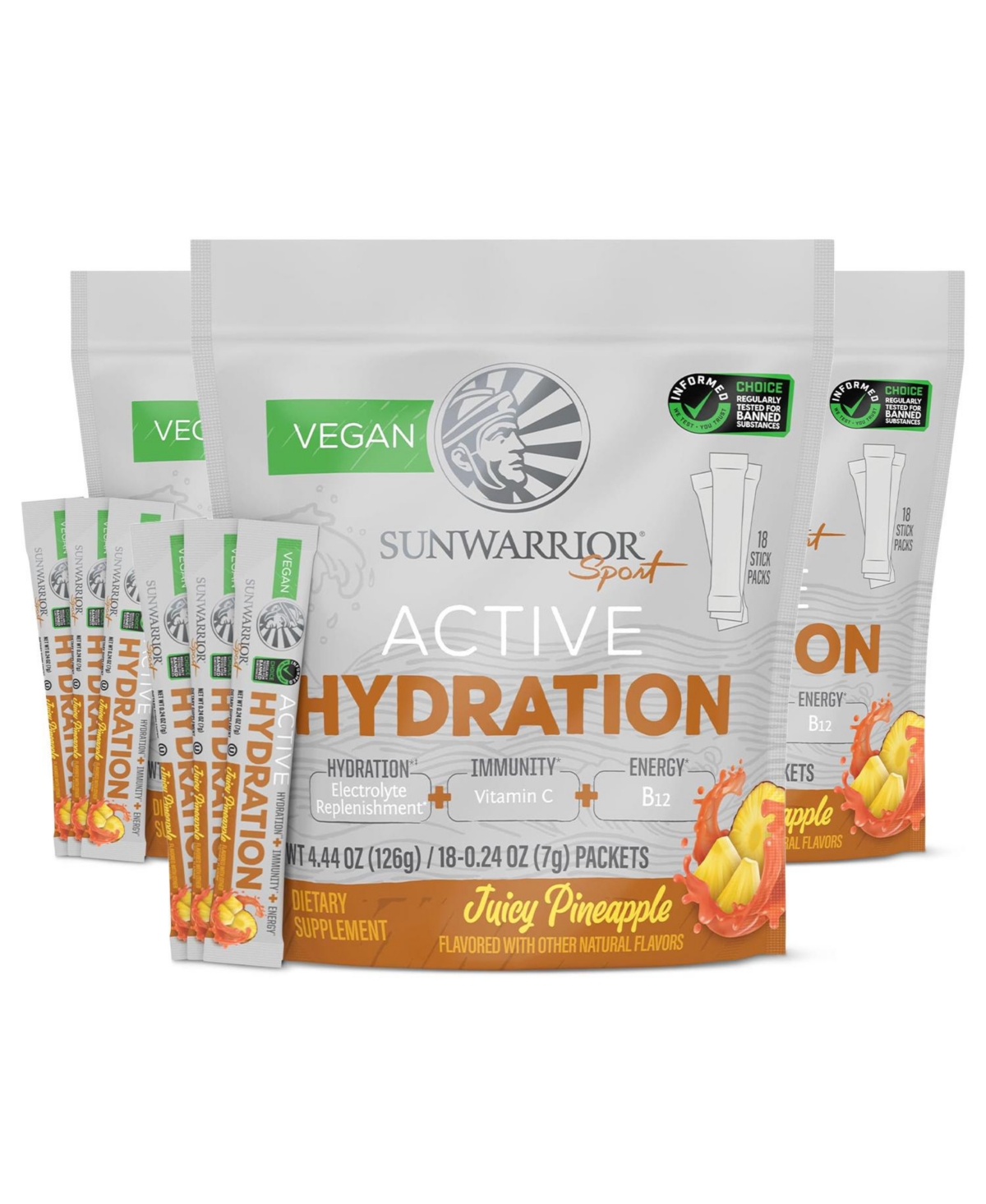 Click here for Sunwarrior Active Hydration Juicy Pineapple Powder... prices