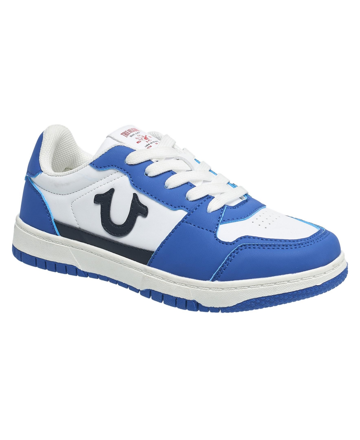 Click here for True Religion Boys Arthur Court Sneaker - Blue/bla... prices