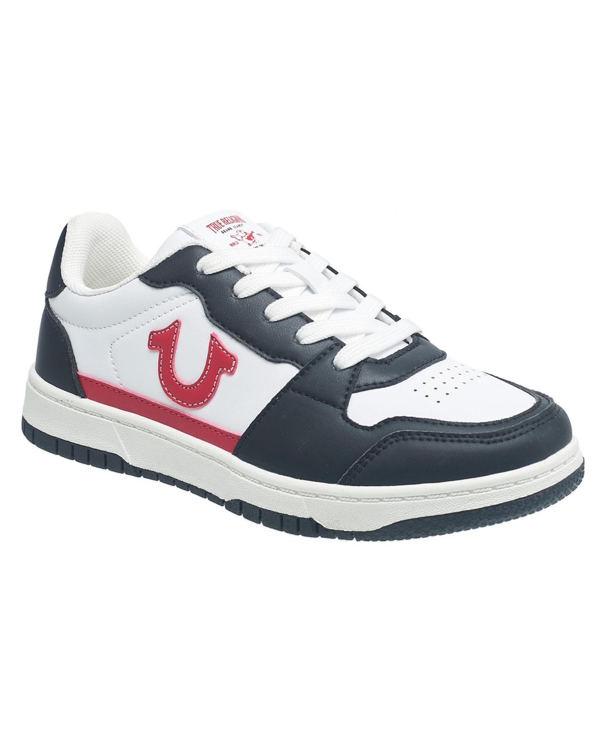 Click here for True Religion Boys Arthur Court Sneaker - White/re... prices