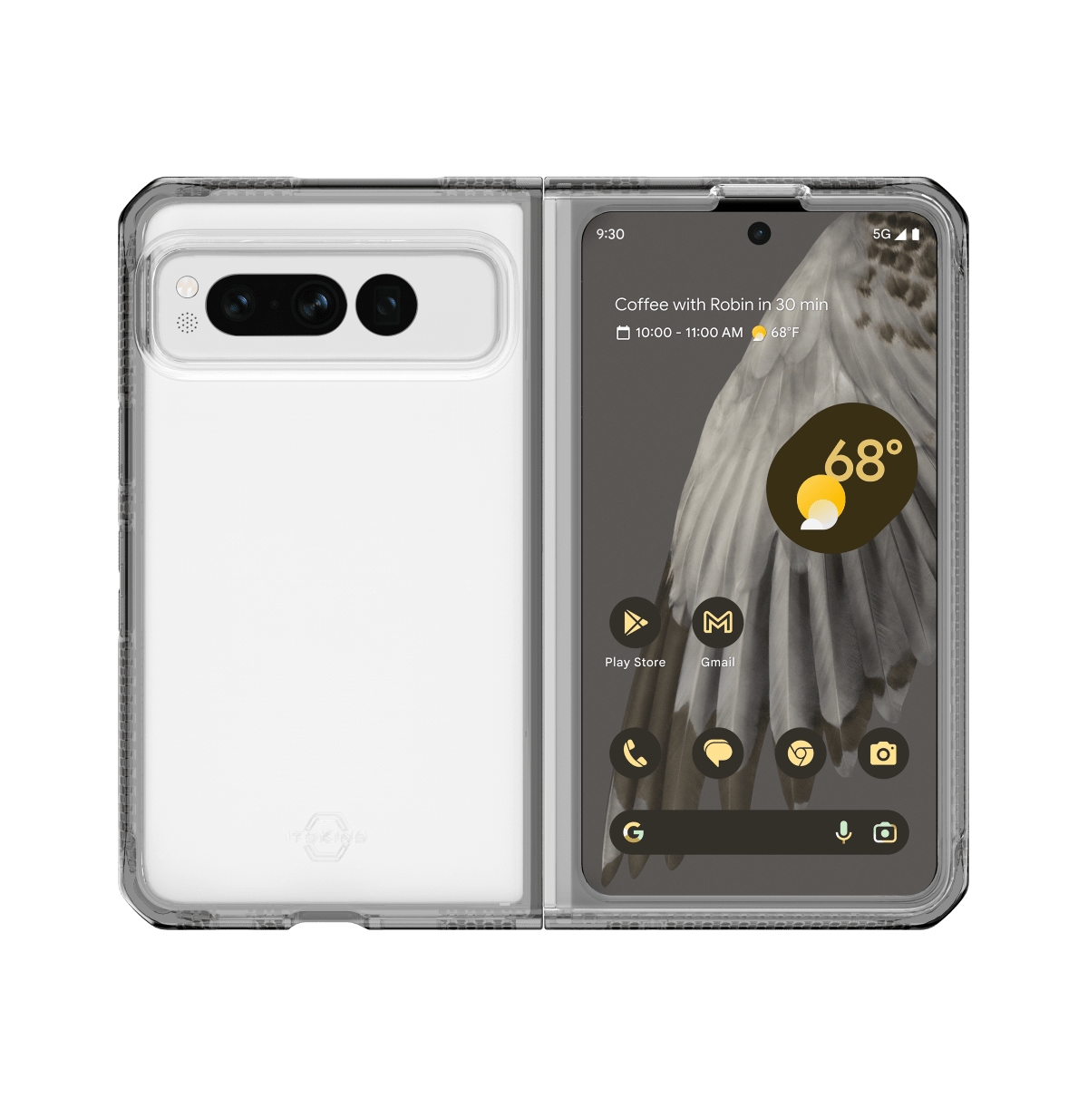 Click here for ITSkins Hybrid_R Case for Google Pixel Fold - Blac... prices