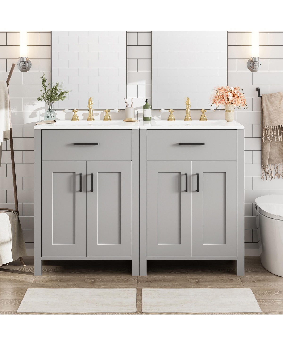 Click here for Cesicia Modern Freestanding 48 in. Bathroom Vanity... prices