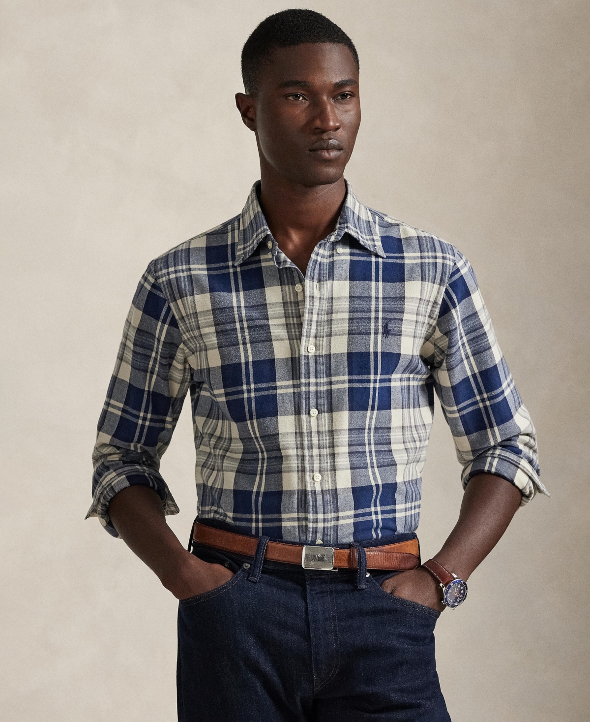 Click here for Polo Ralph Lauren Mens Classic Fit Long Sleeve Oxf... prices