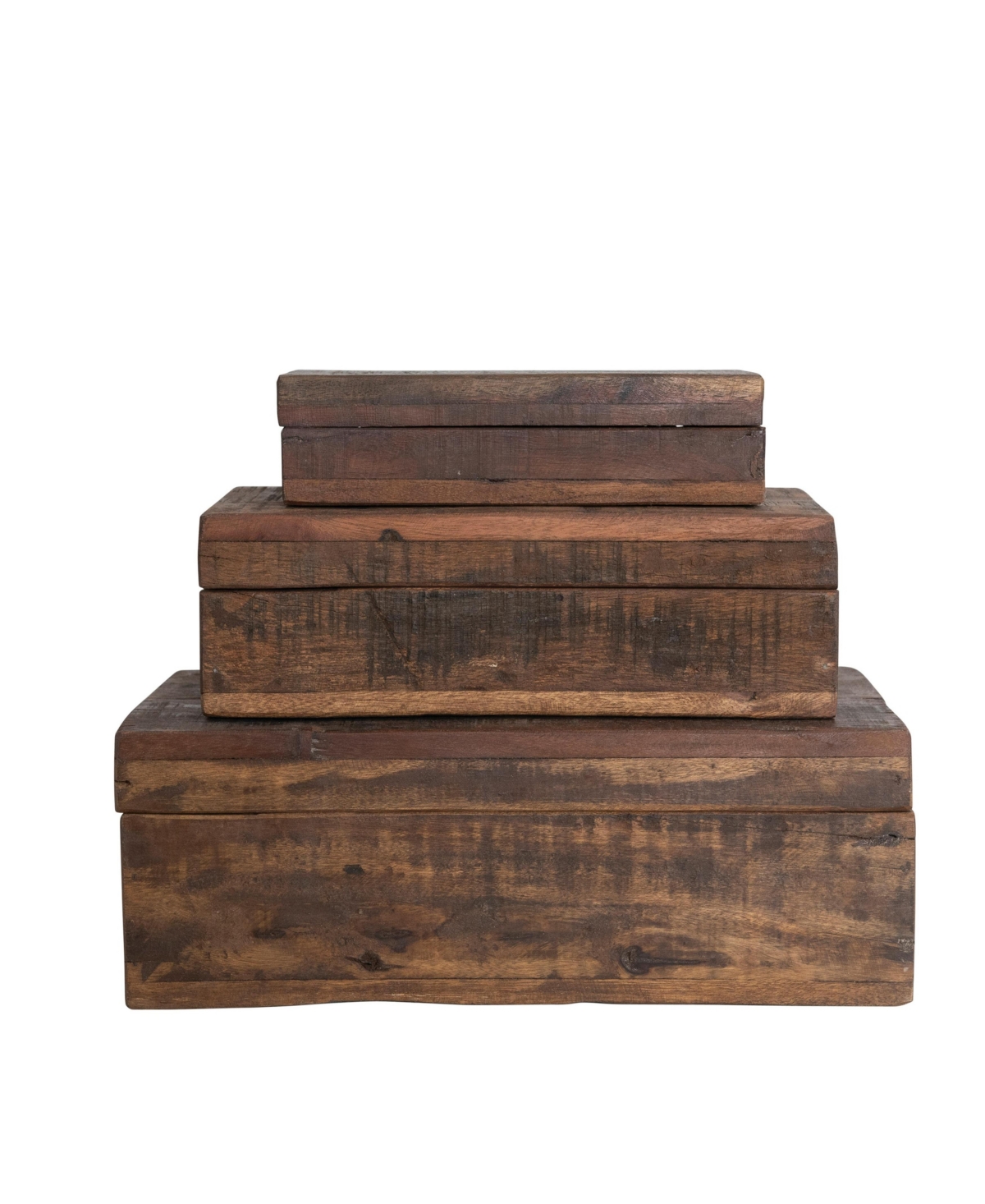 Click here for Storied Home Reclaimed Vintage Wood Boxes  Set of... prices