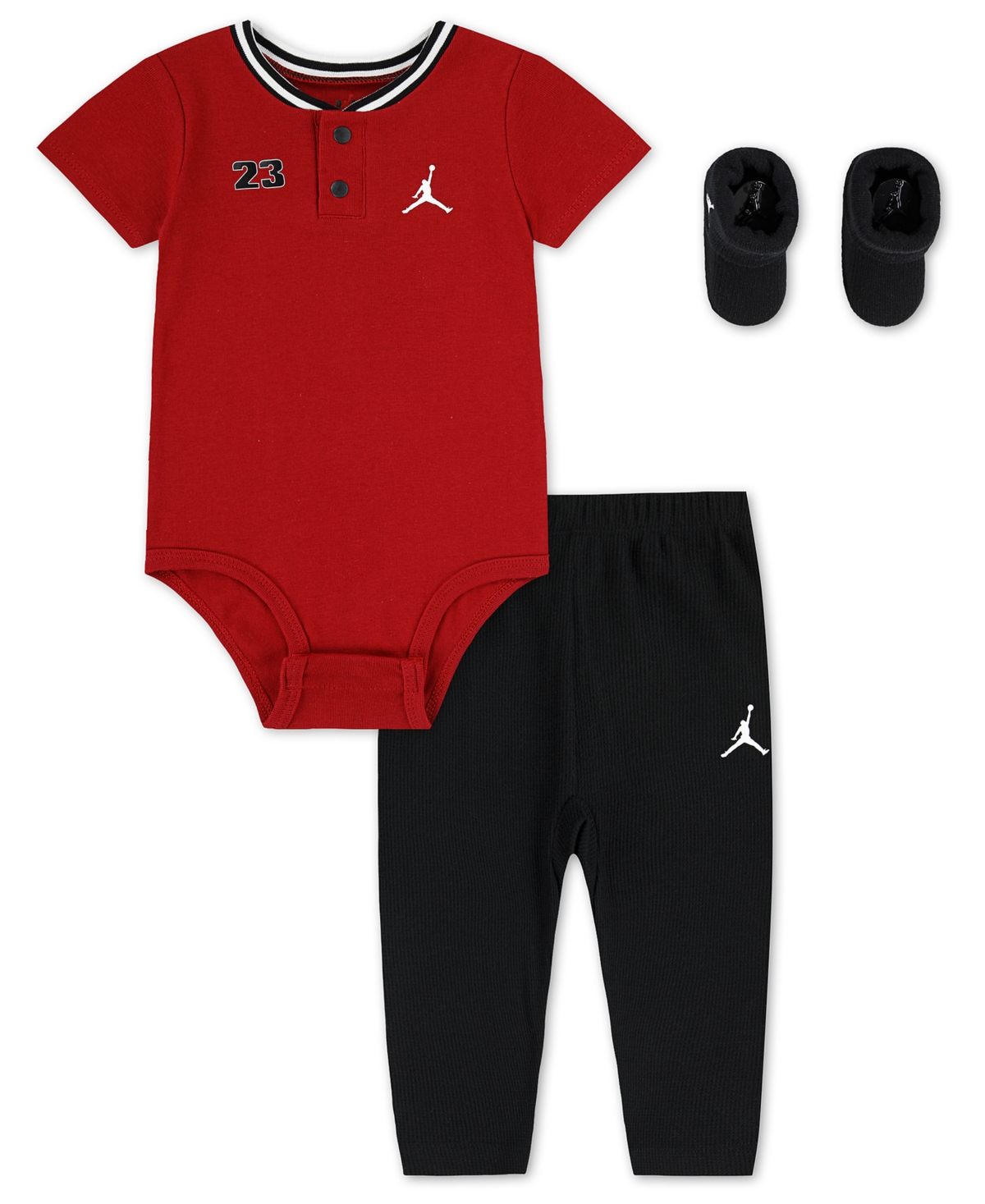 Click here for Jordan Baby Boys Jumpman Bodysuit  Pants and Socks... prices
