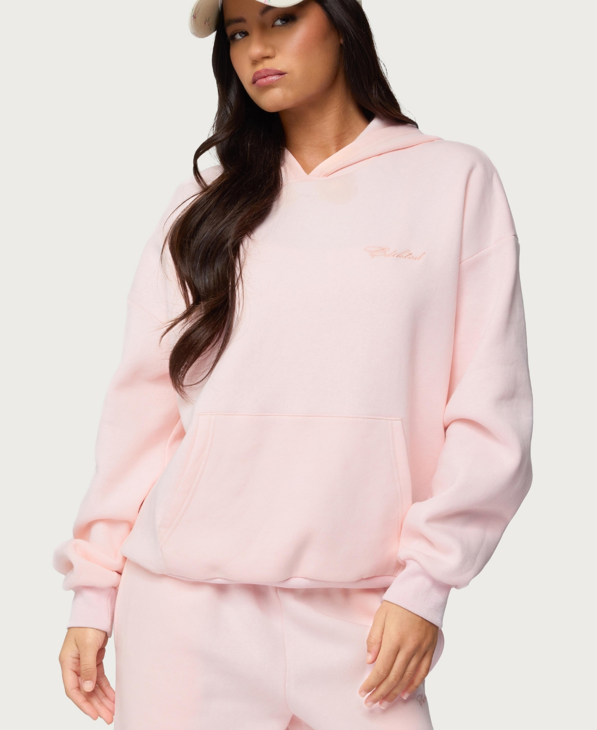 Click here for Edikted Womens Basic Girl Oversized Hoodie - Light... prices