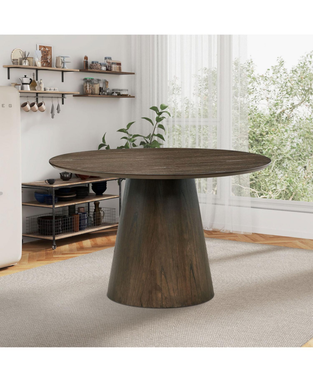 Click here for Streamdale Furniture 47" Round Walnut Dining... prices