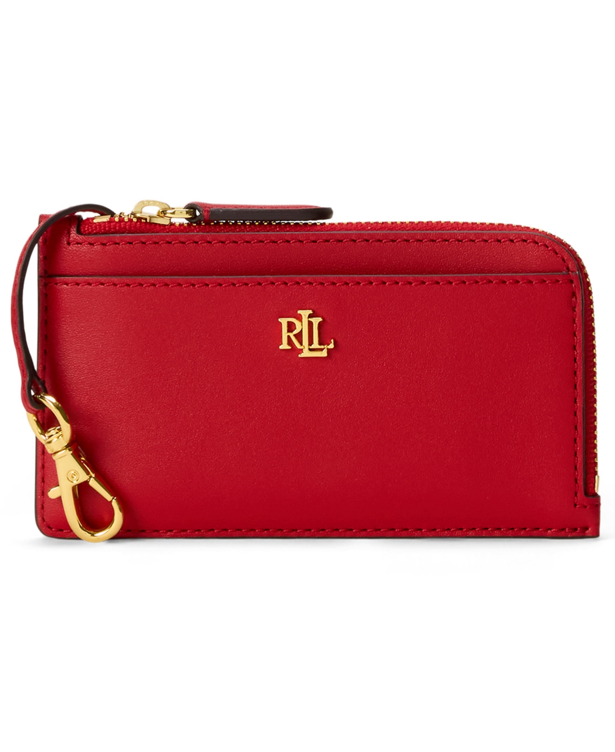 Click here for Lauren Ralph Lauren Leather L-Zip Card Case Wallet... prices