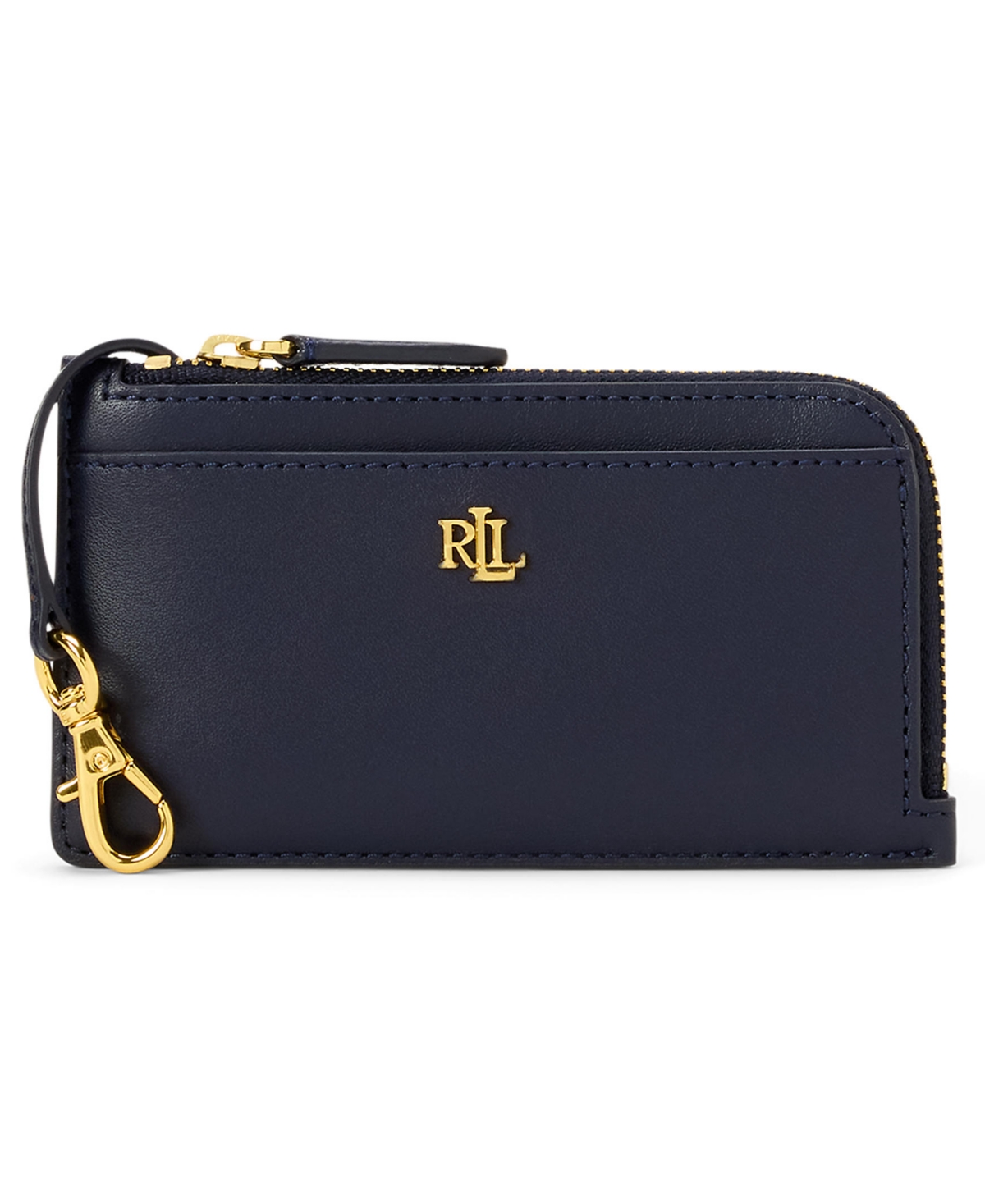 Click here for Lauren Ralph Lauren Leather L-Zip Card Case Wallet... prices