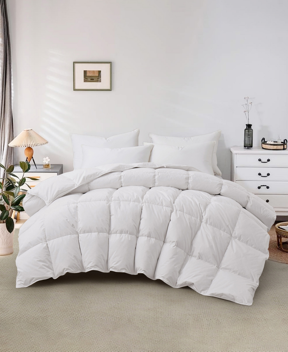 Click here for Unikome Year-Round Feather Fiber Comforter  Twin -... prices