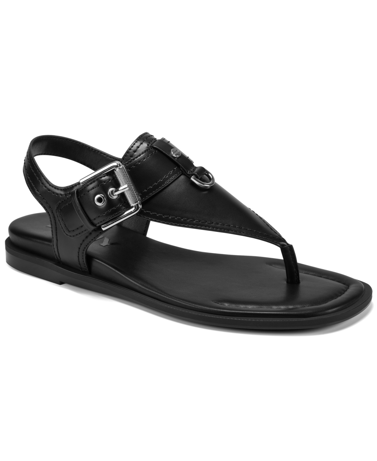 Click here for Dkny Womens Cassiane Thong Flat Sandals - Black prices