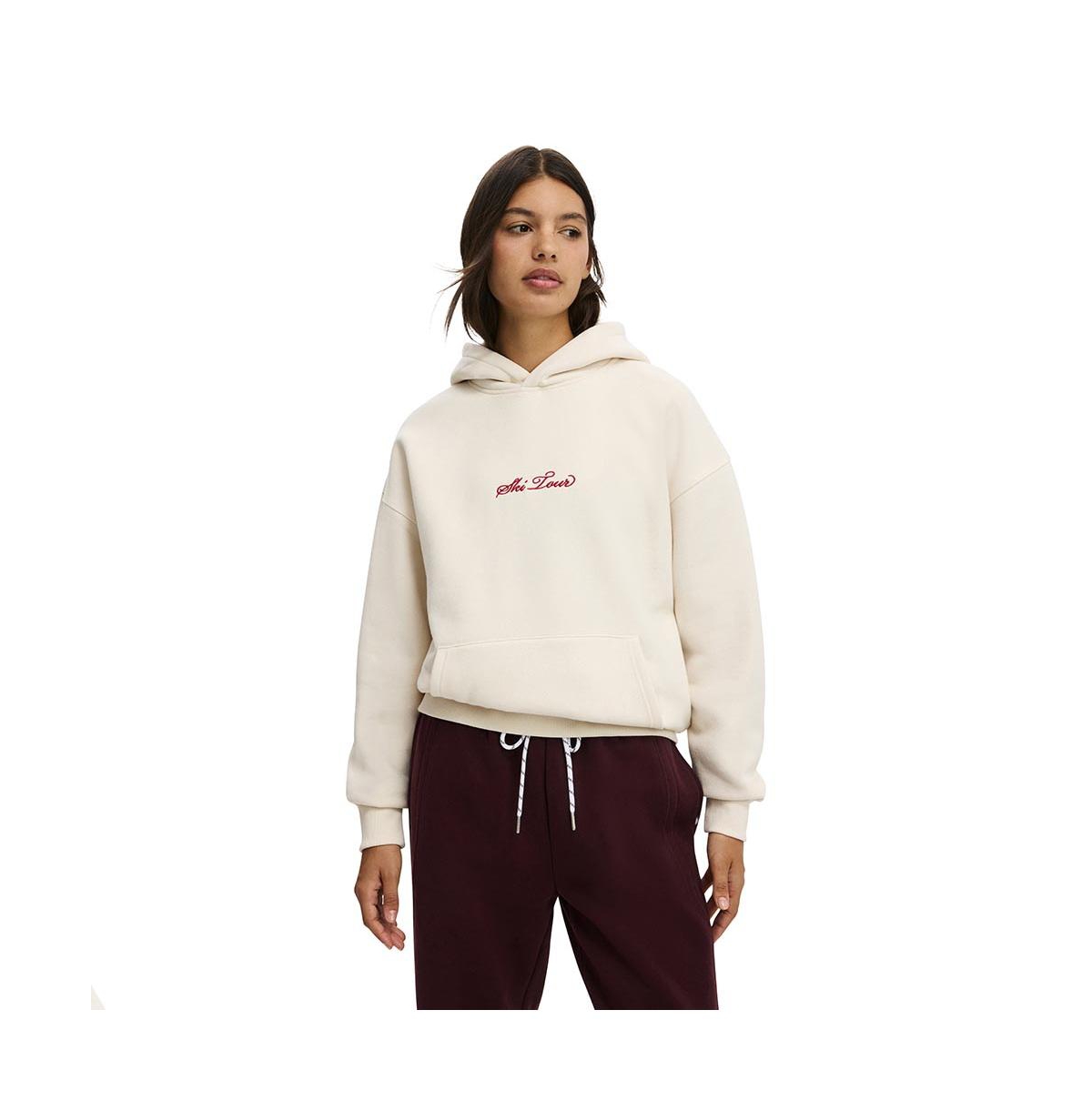 Click here for Cotton On Womens Active Plush Premium Graphic Hood... prices