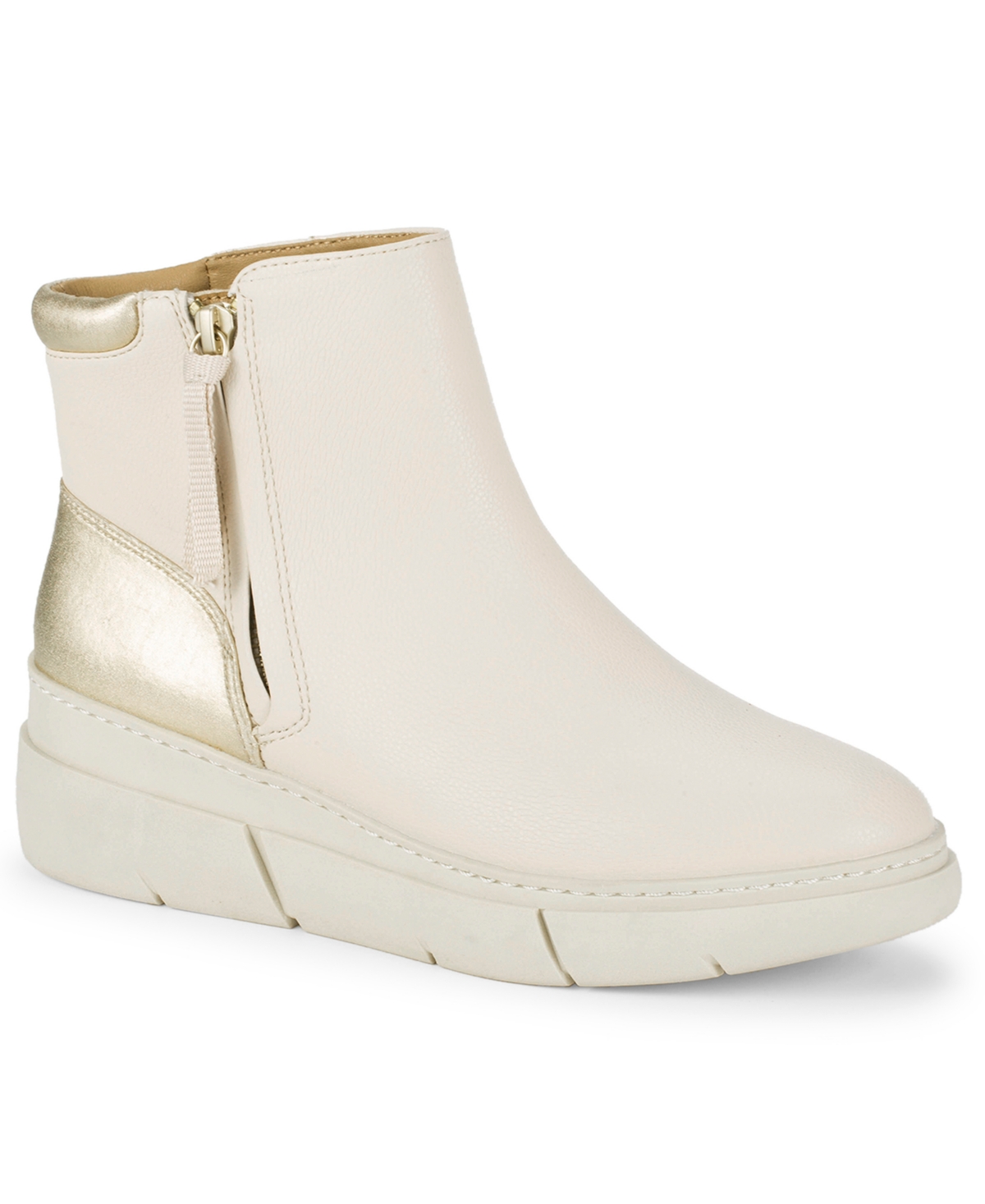 Click here for Baretraps Womens Lakelyn Wedge Bootie - Ecru prices