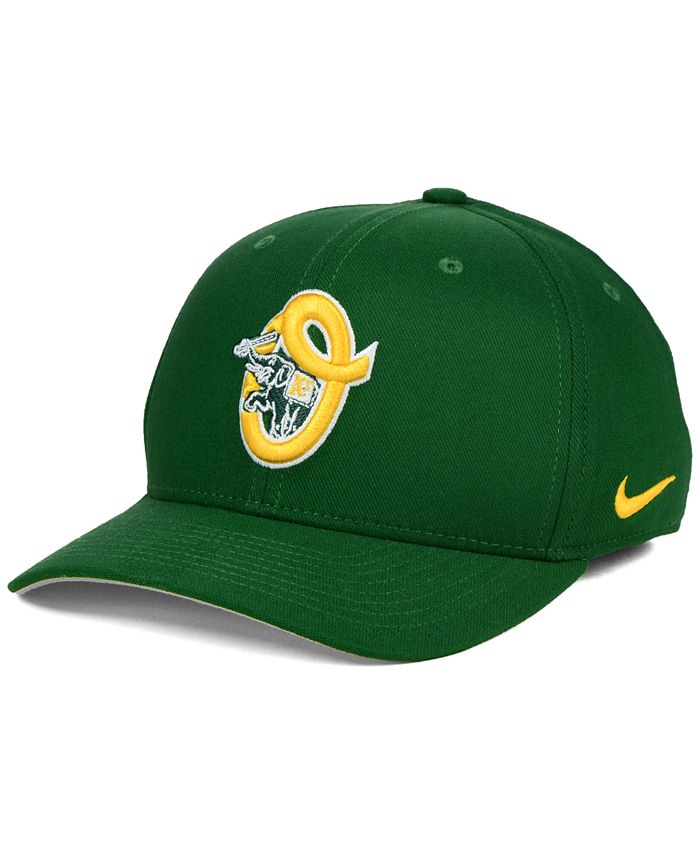Nike Oakland Athletics Ligature Swoosh Flex Cap - Macy's