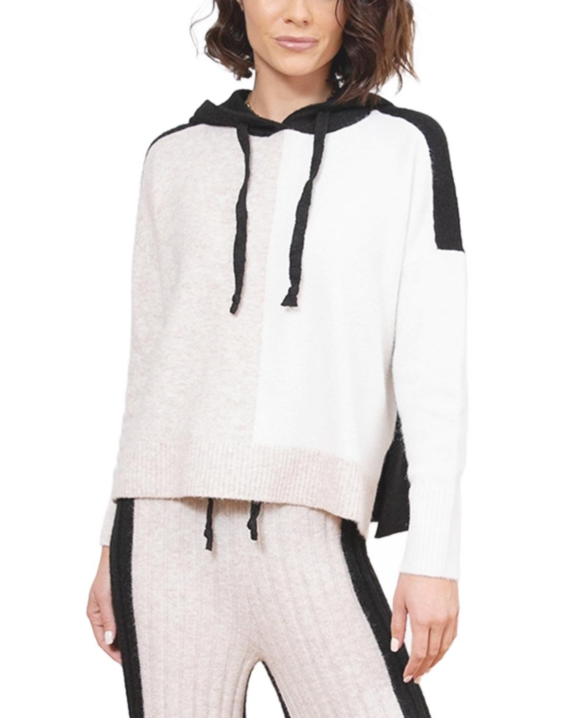 Click here for Central Park West Womens Robbie Hoodie - Neutral-c... prices