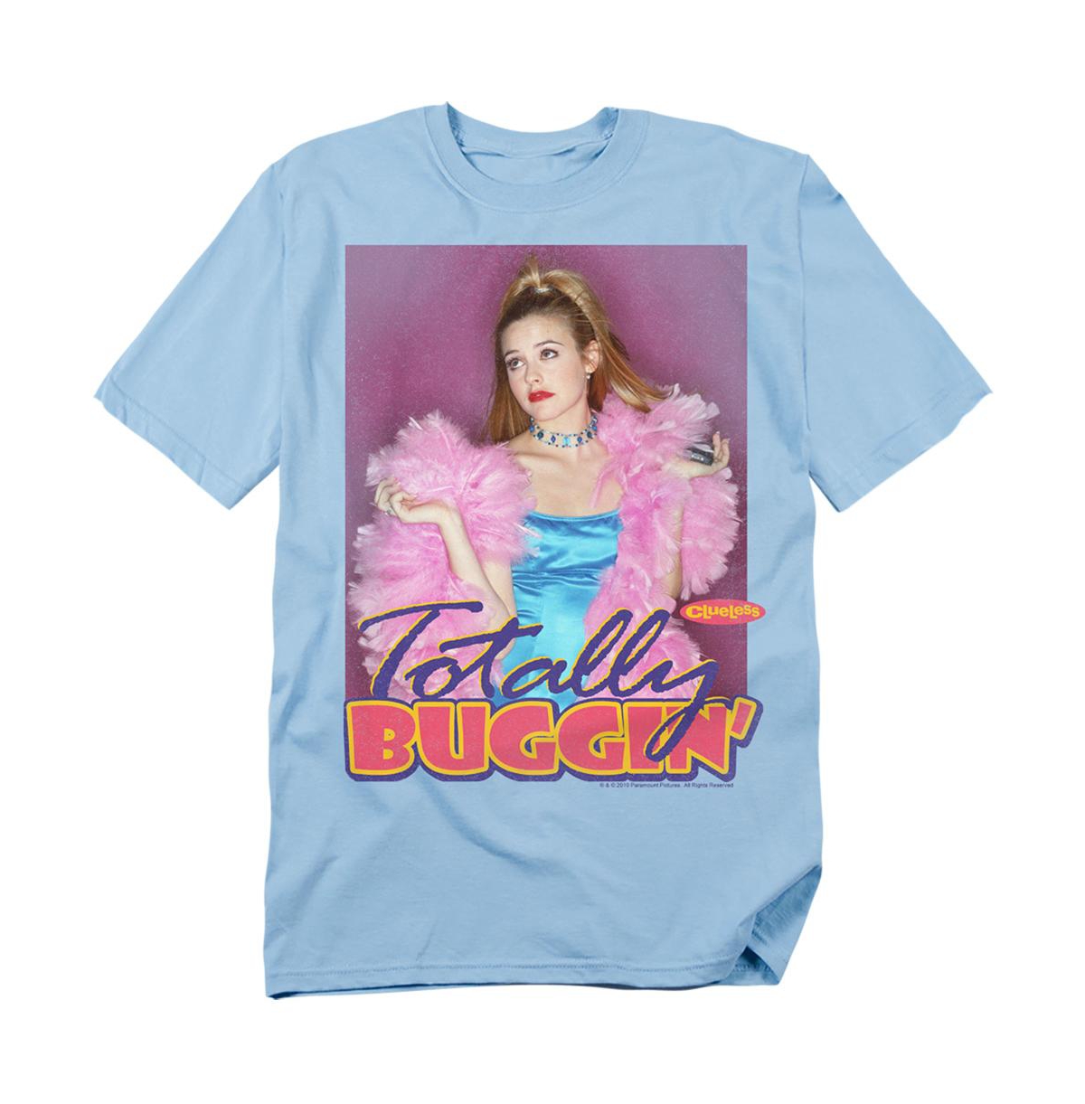 Click here for Clueless Mens Totally Buggin T Shirt - Light blue prices