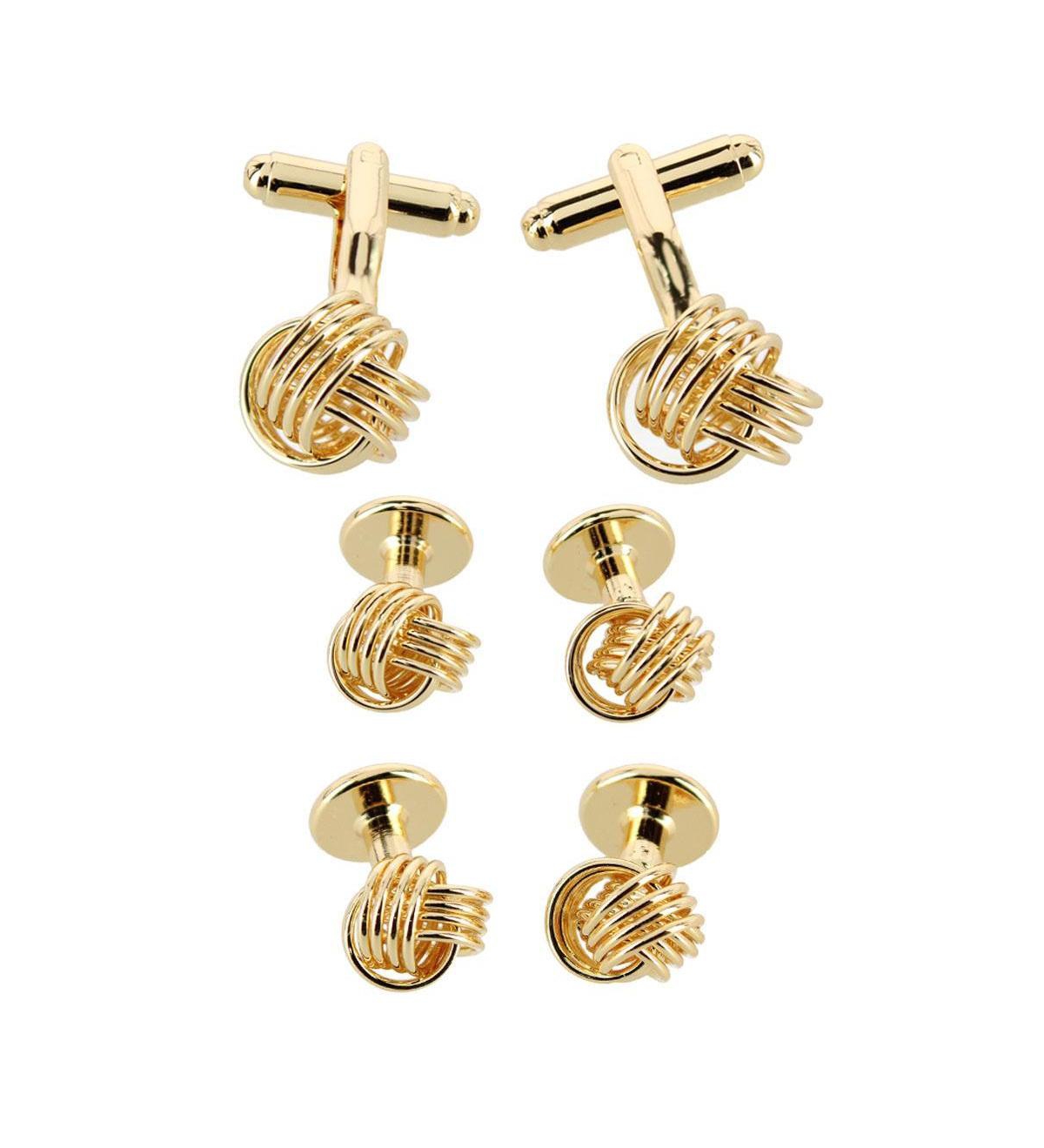 Click here for Trafalgar Mens Kenneth Knot Formal Set (2 Cuffs +... prices