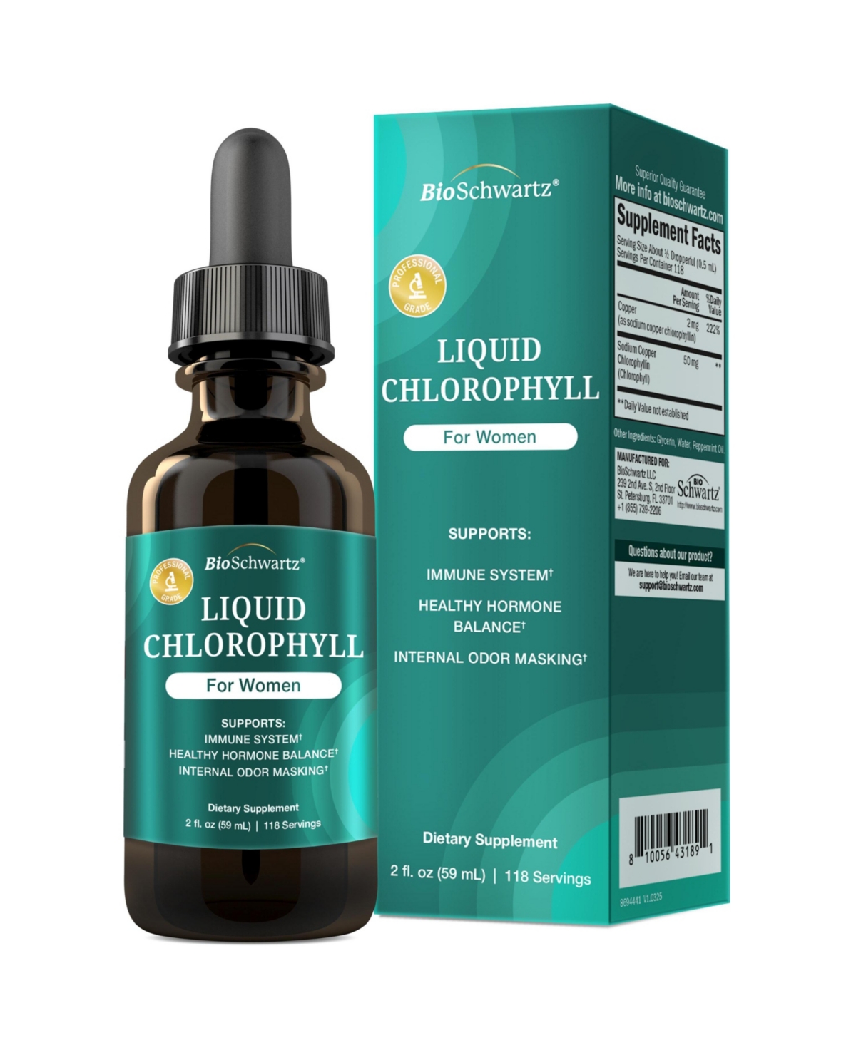 Click here for Bioschwartz Liquid Chlorophyll  Mint  2fl oz prices