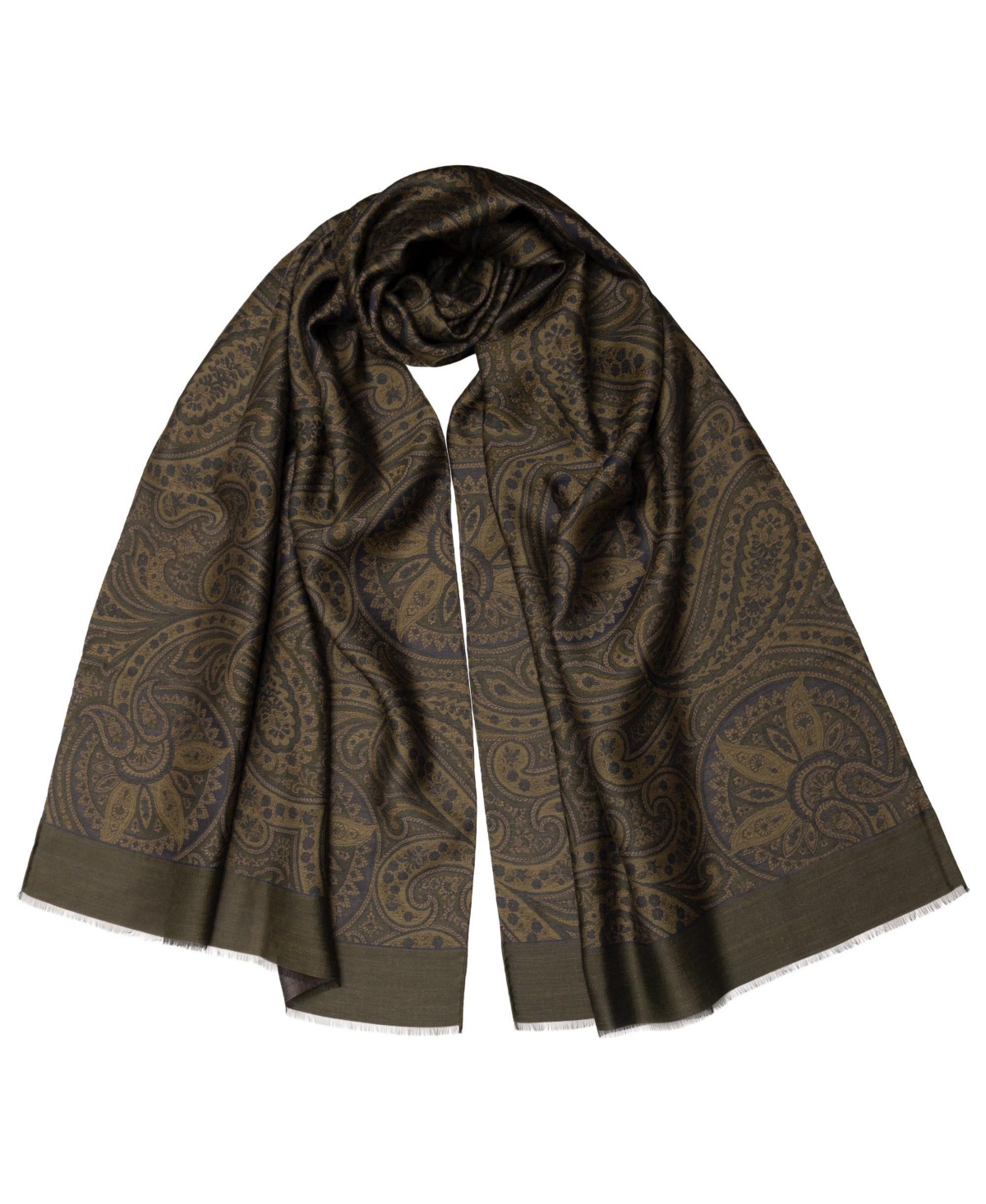 Click here for Elizabetta Mens Leone - Wool Silk Scarf for Men -... prices