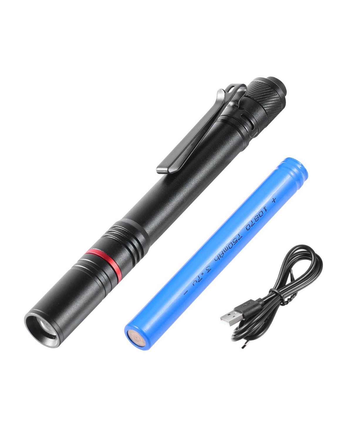 Click here for Mecale Rechargeable Led Pen Light  5.9"  300... prices