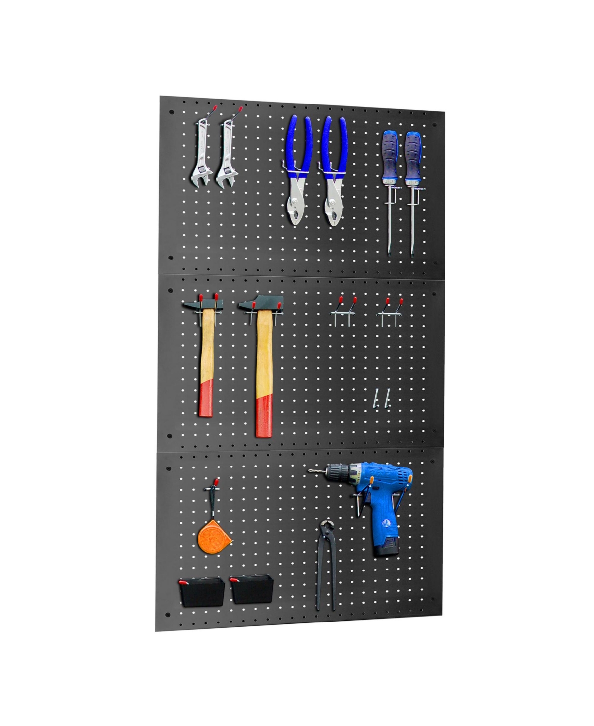 Click here for Lugo Pegboard 3PC Wall Organizer Panels 24x16  Bla... prices