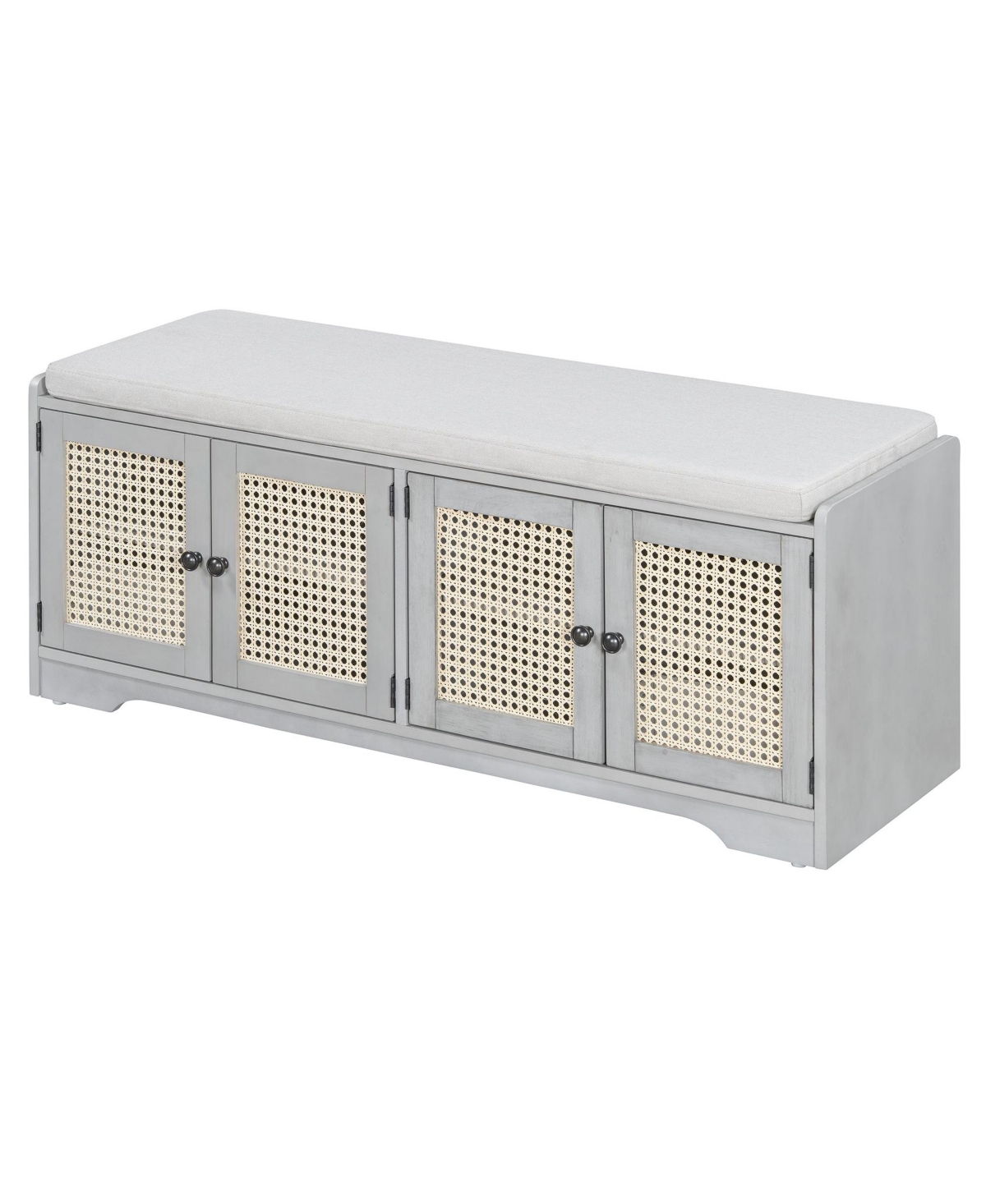 Click here for Boyel Living Rustic Wood Entryway Shoe Bench with... prices