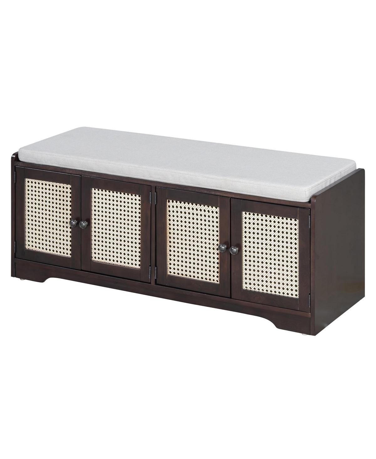 Click here for Boyel Living Rustic Wood Entryway Shoe Bench with... prices