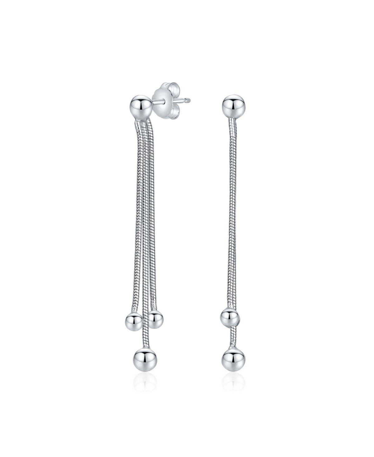 Click here for Bling Jewelry Minimalist Tassel Fringe Linear Chai... prices