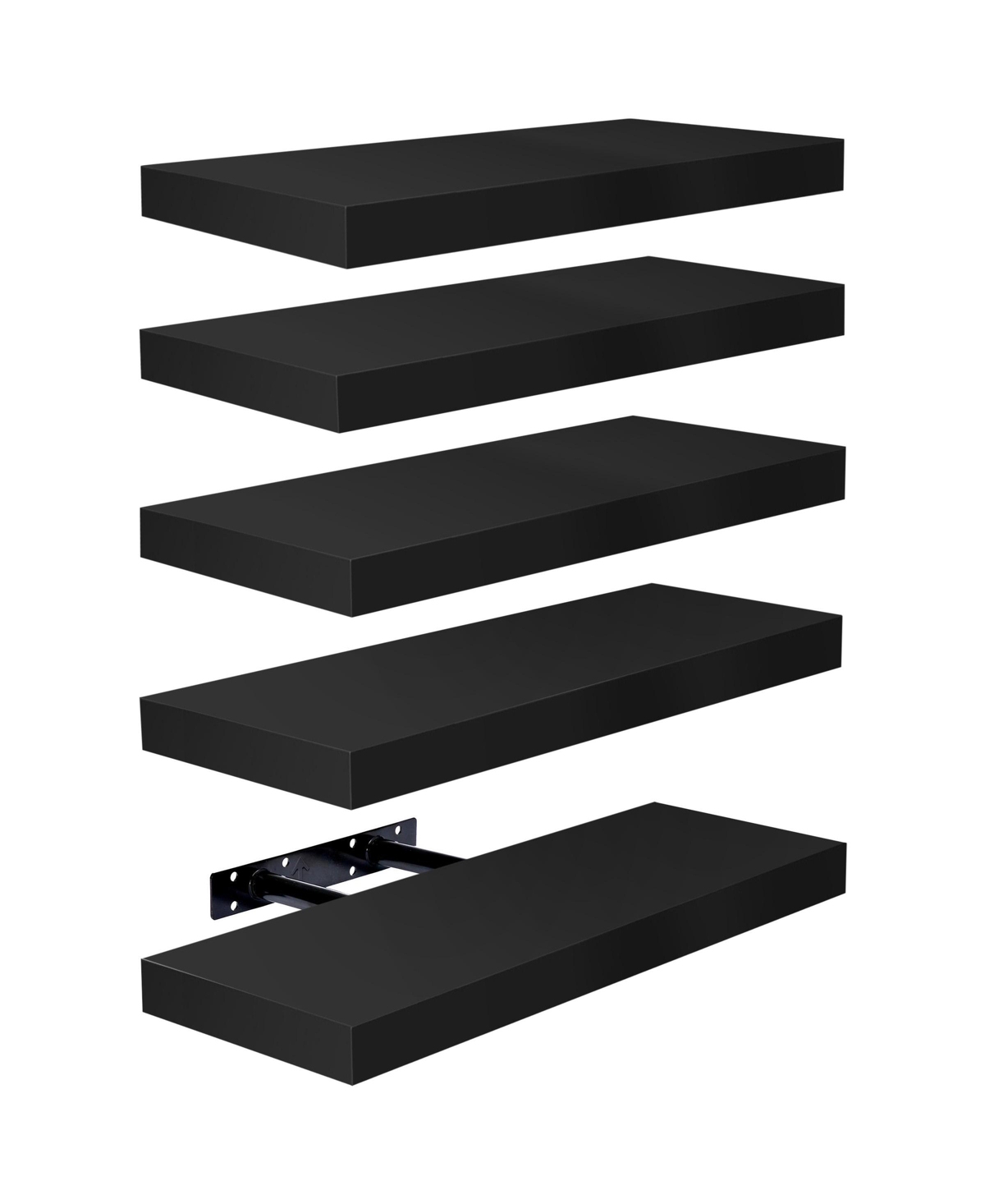 Click here for 5 Pack 16 Inch Sorbus Long Floating Wall Shelves f... prices