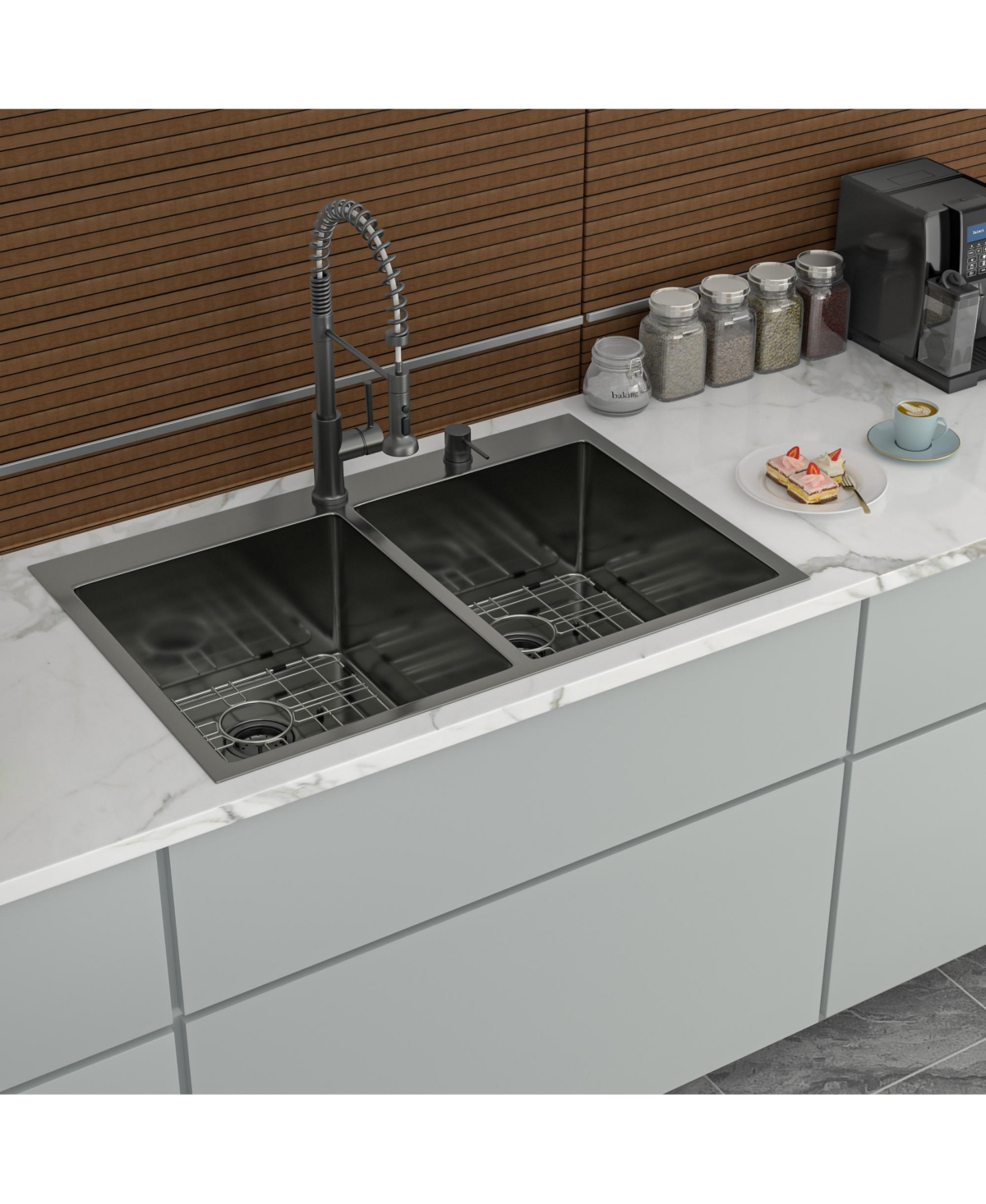 Click here for Flynama 33" x 22" Gunmetal Black Double... prices