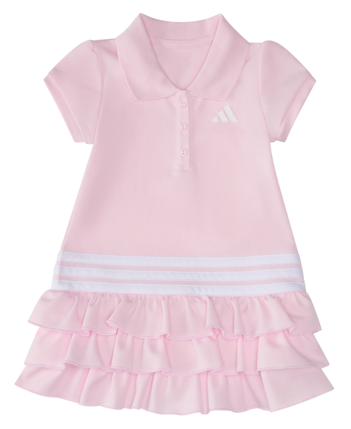 Click here for adidas Baby Girls Ruffle Short-Sleeve Polo Dress a... prices