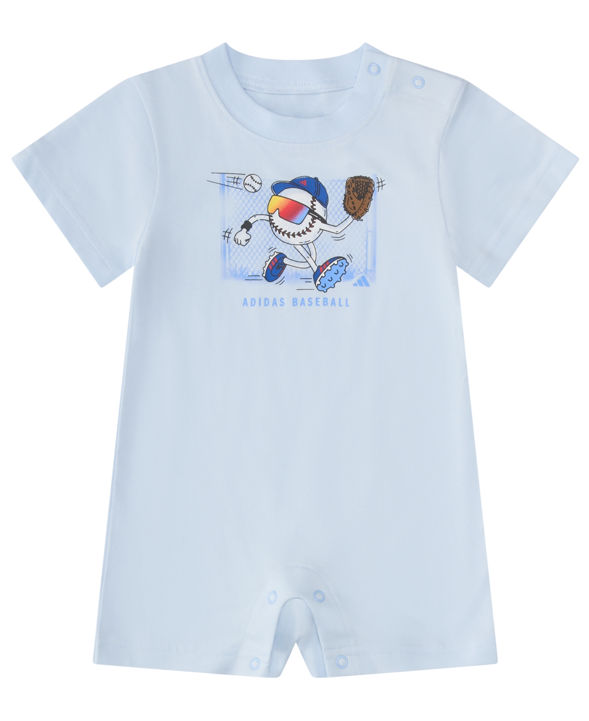 Click here for adidas Baby Boys Short-Sleeve Graphic Shortie Romp... prices