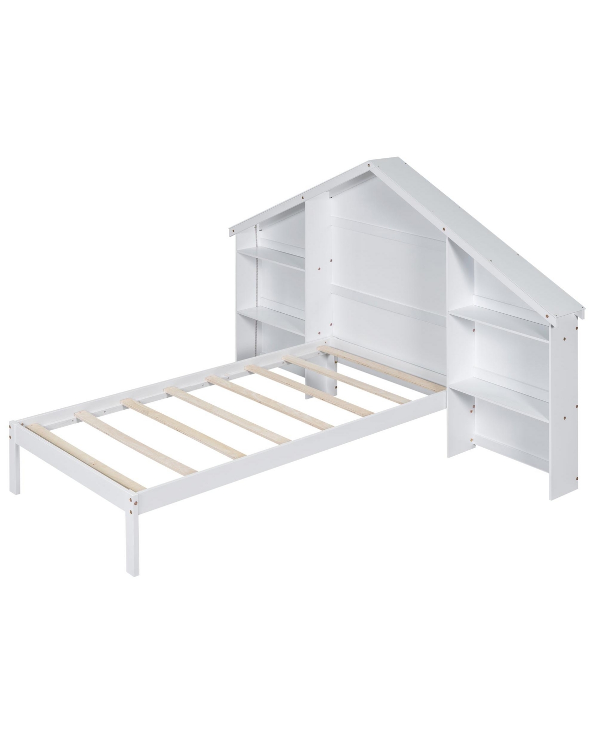 Click here for Boyel Living Wood Twin Size Platform Bed with Hous... prices