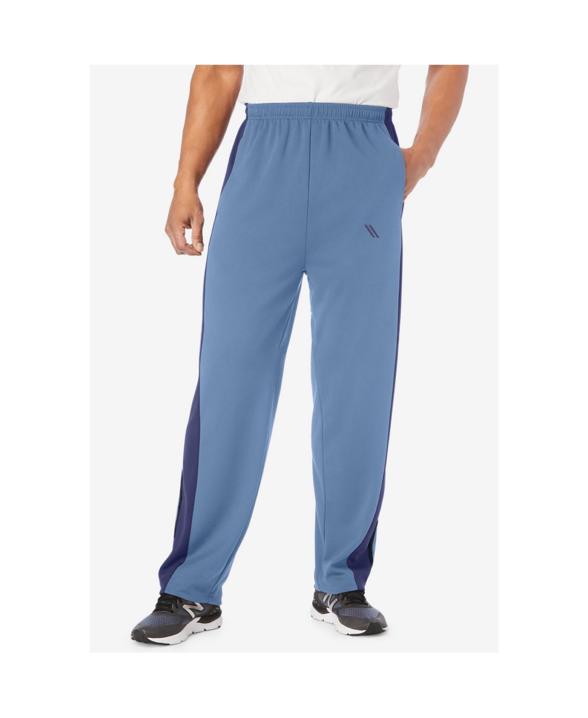 Click here for KingSize Big & Tall Power Wicking Pants - Graphite... prices