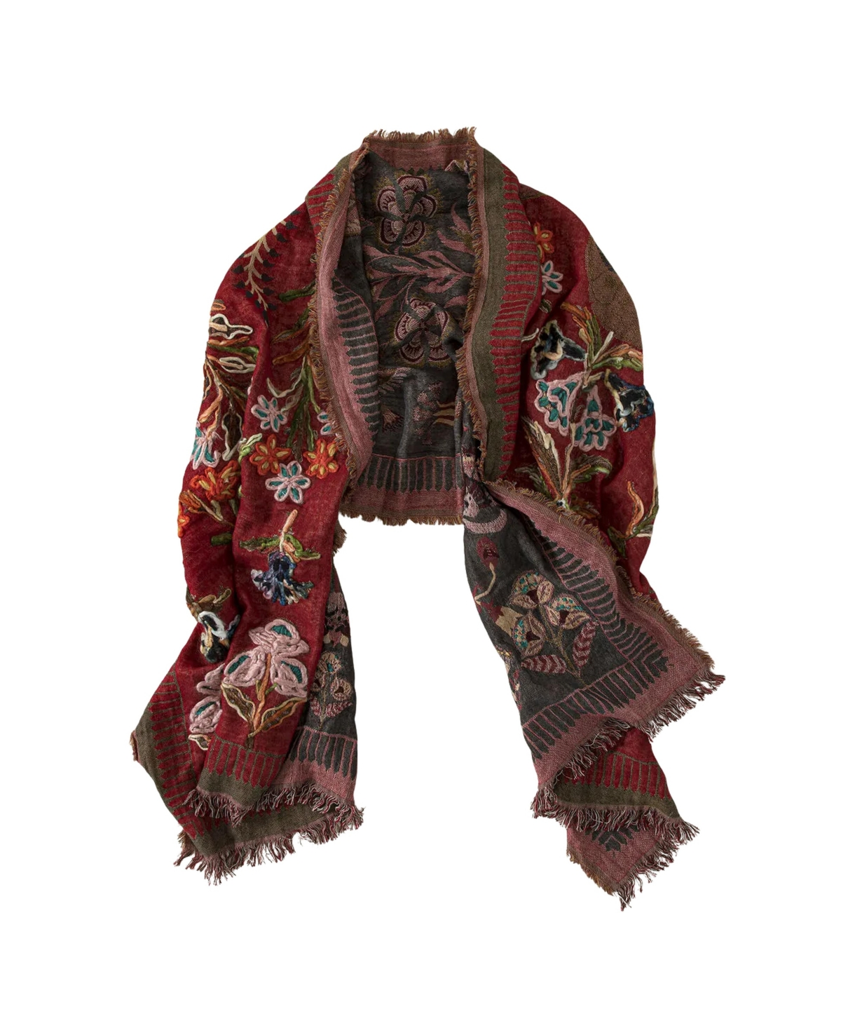 Click here for Uncommon Goods Womens Hand-Embroidered Floral Jacq... prices