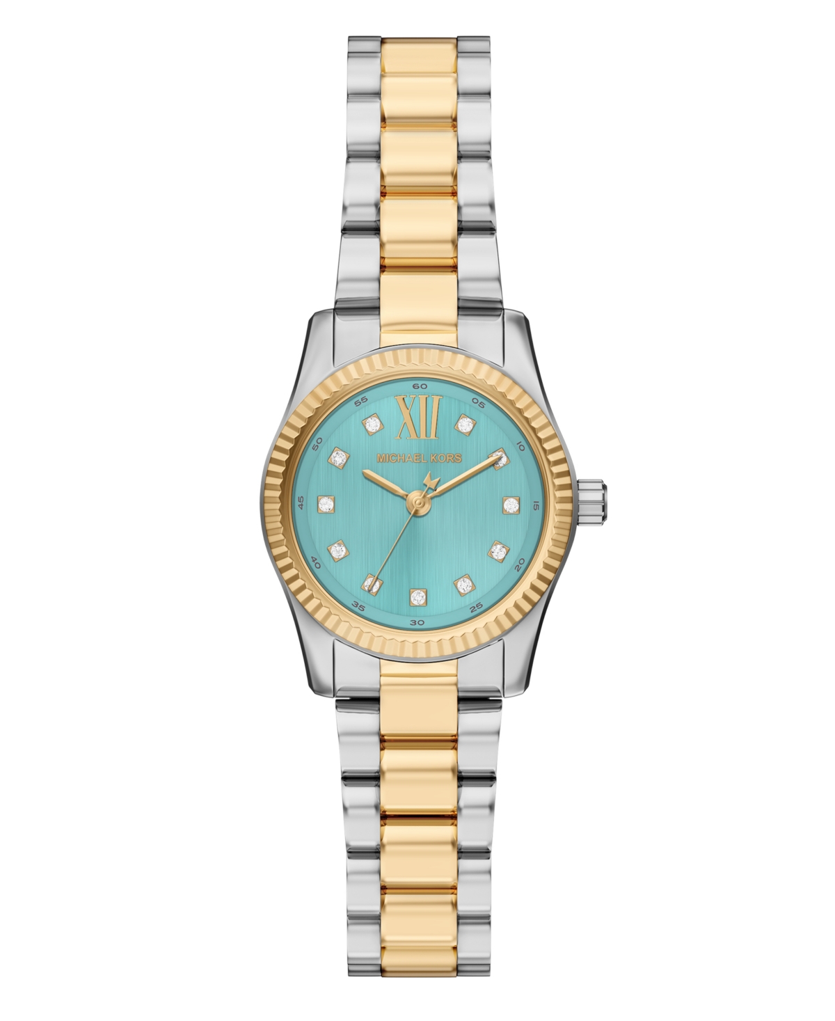 Click here for Michael Kors Womens Lexington Three-Hand Two-Tone... prices