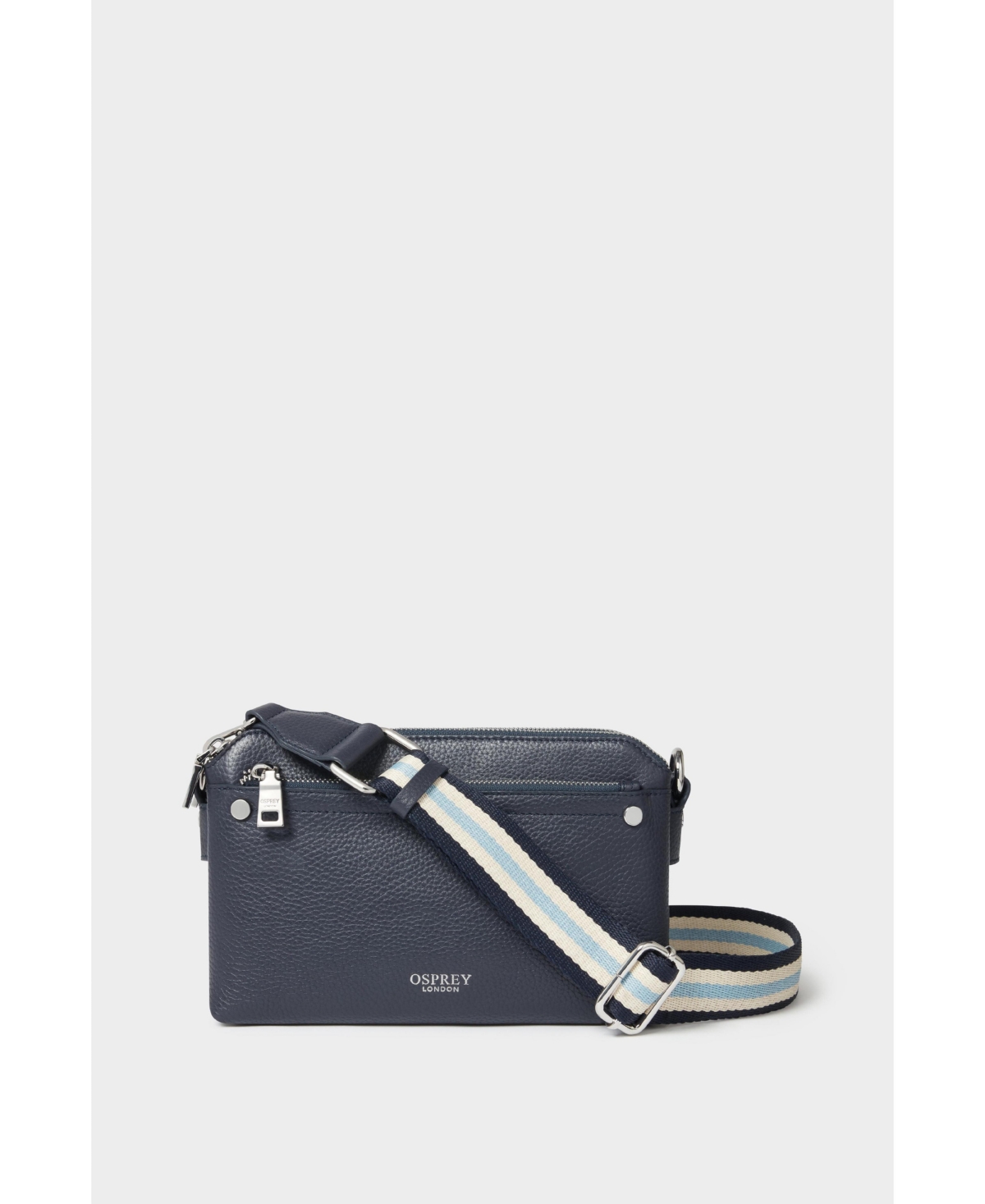 Click here for Osprey London The Stella Leather Crossbody Bag - N... prices