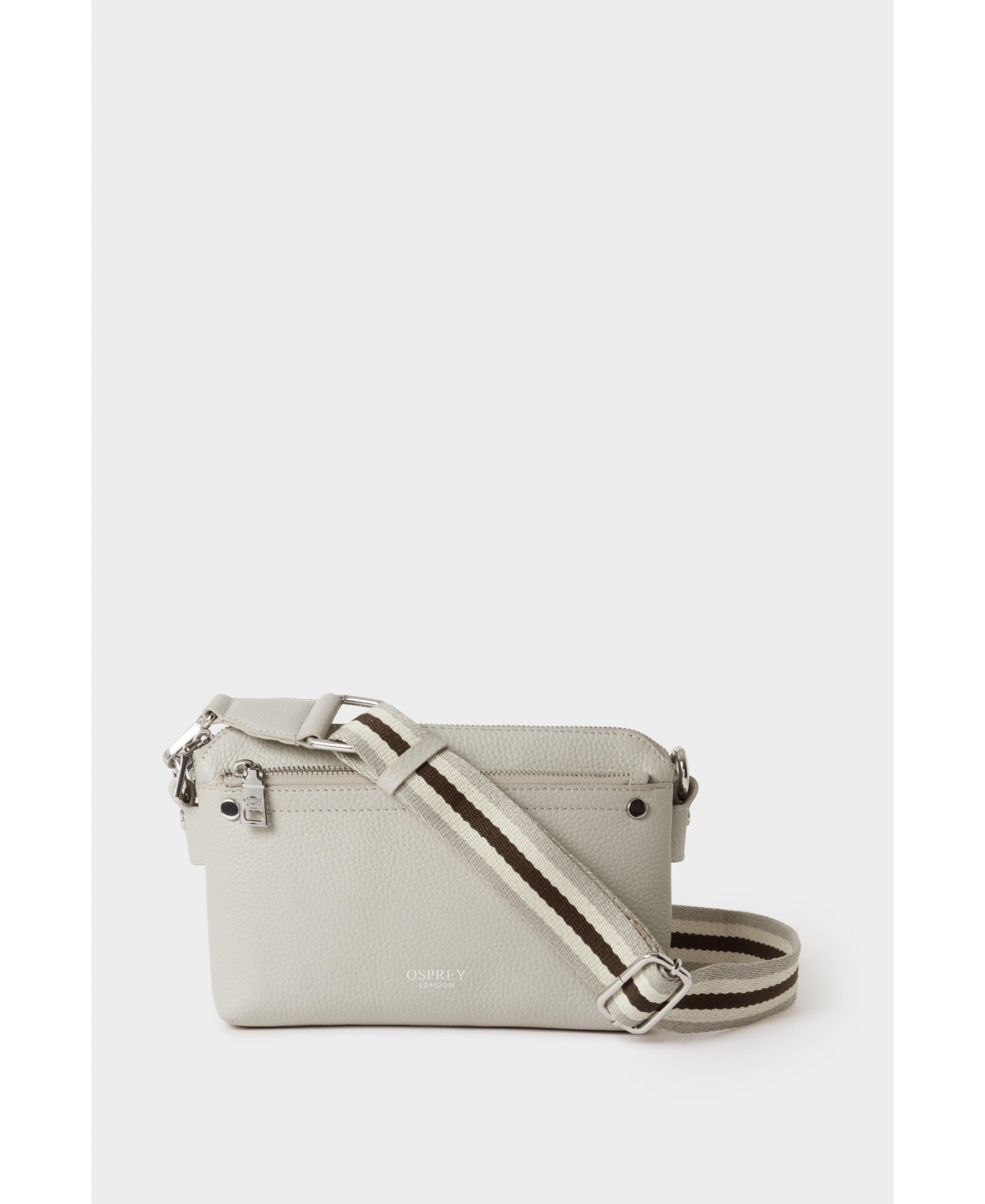 Click here for Osprey London The Stella Leather Crossbody Bag - T... prices