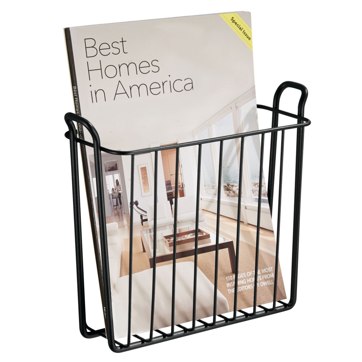 Click here for mDesign Metal Wall Mount Decorative Magazine Rack... prices