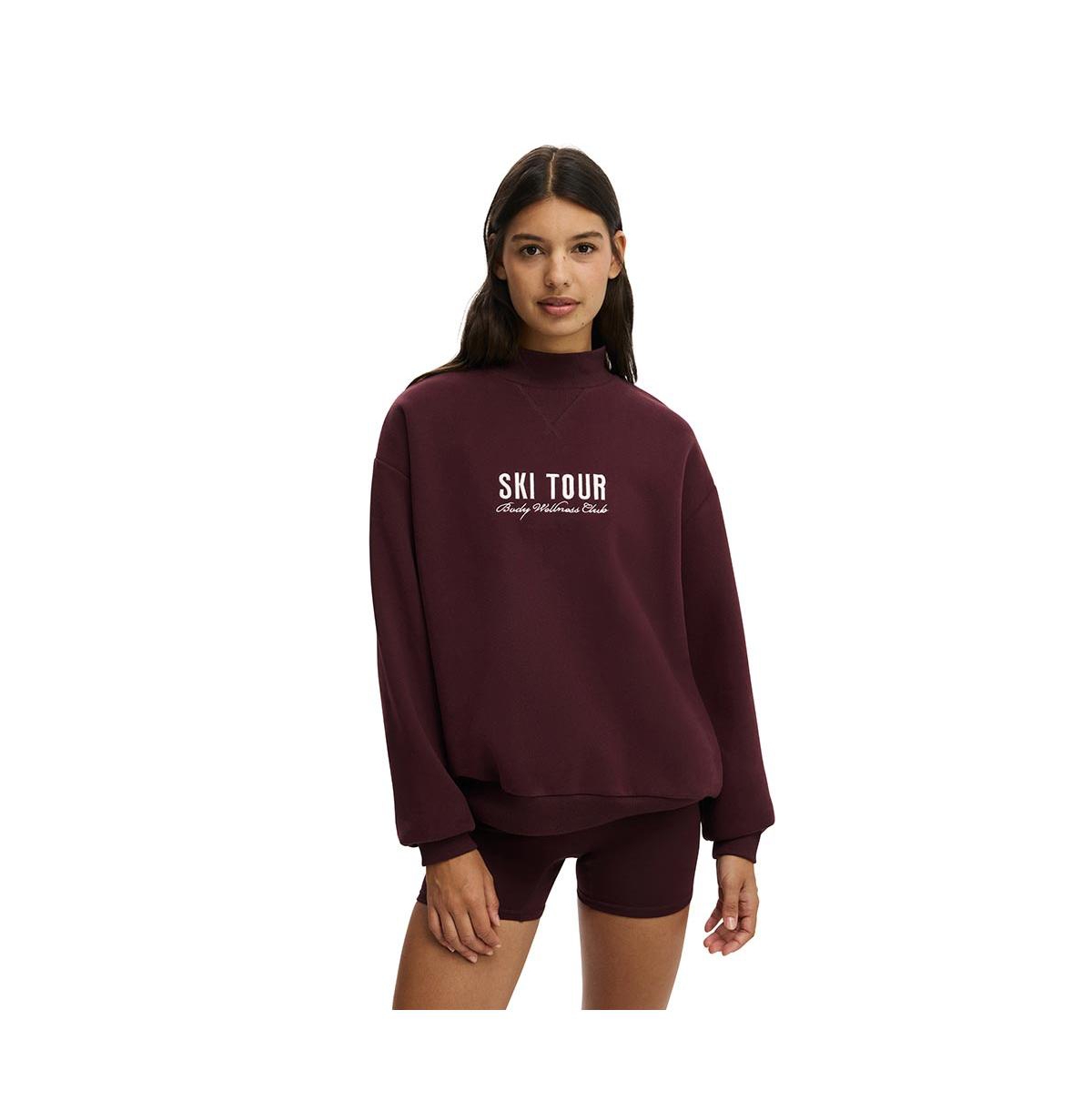 Click here for Cotton On Womens Active Plush Mock Neck Sweatshirt... prices